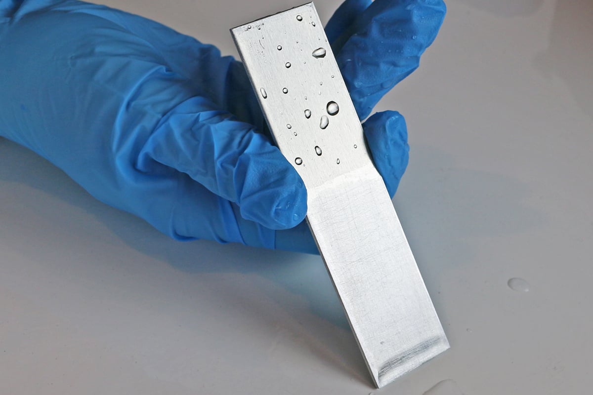 Correlating Water Contact Angle With Water Break Measurements as an ...