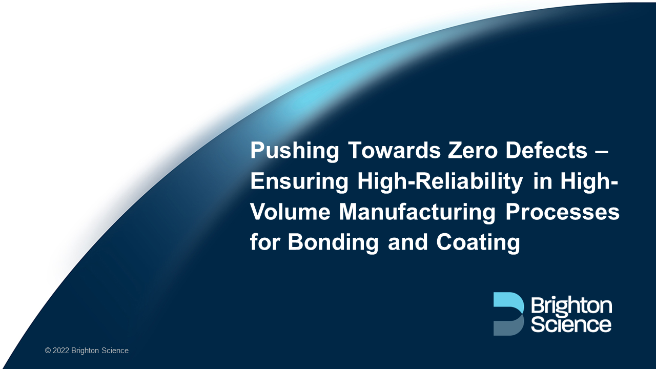 Webinar: Pushing Towards Zero Defects -Ensuring High-Reliability in ...